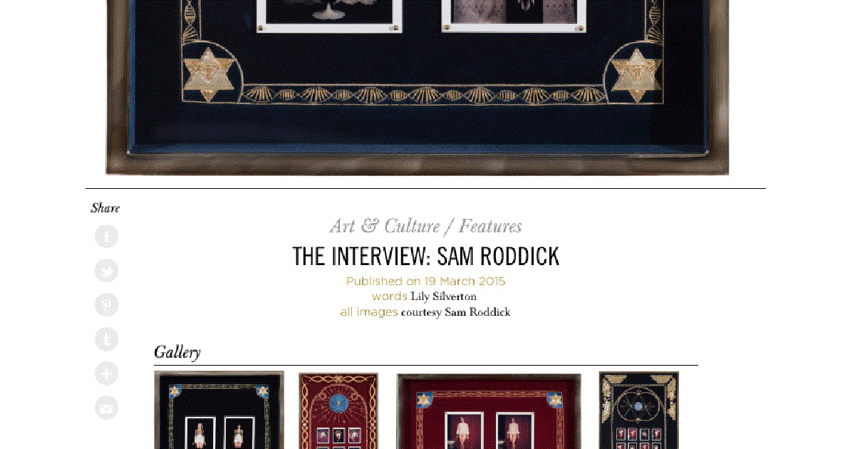 Press | Michael Hoppen Gallery