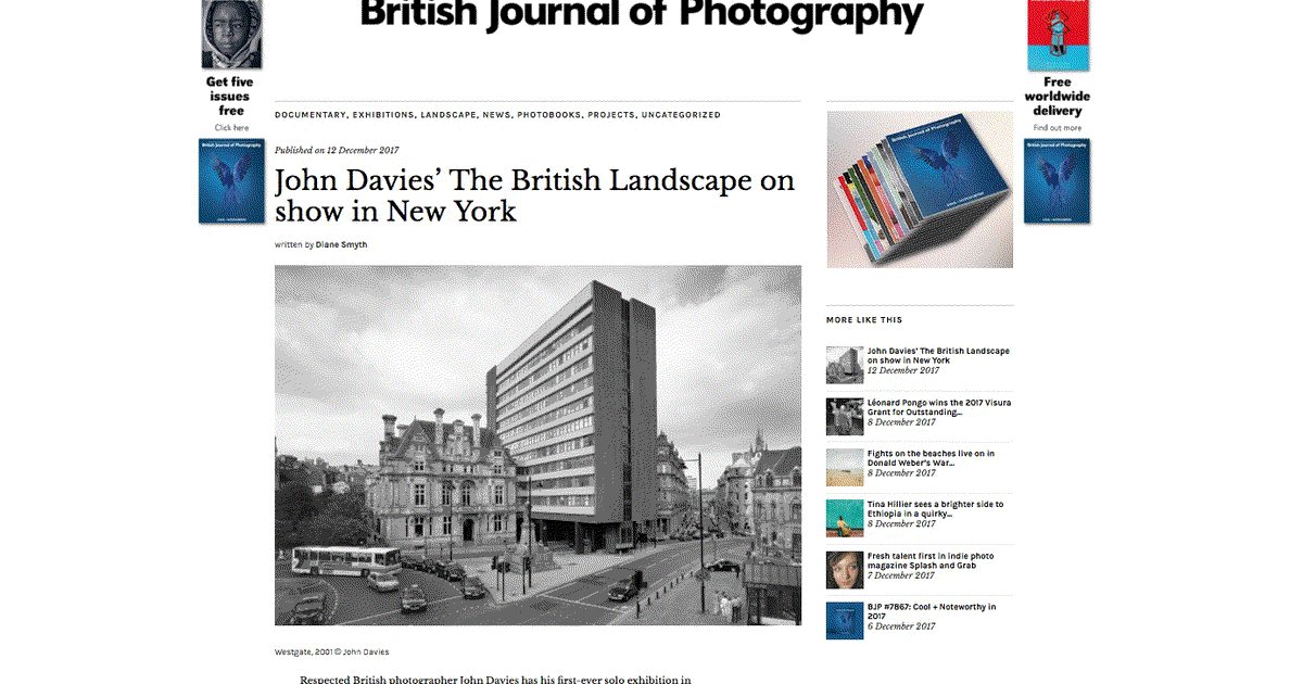 John Davies’ The British Landscape on show in New York | Michael Hoppen ...